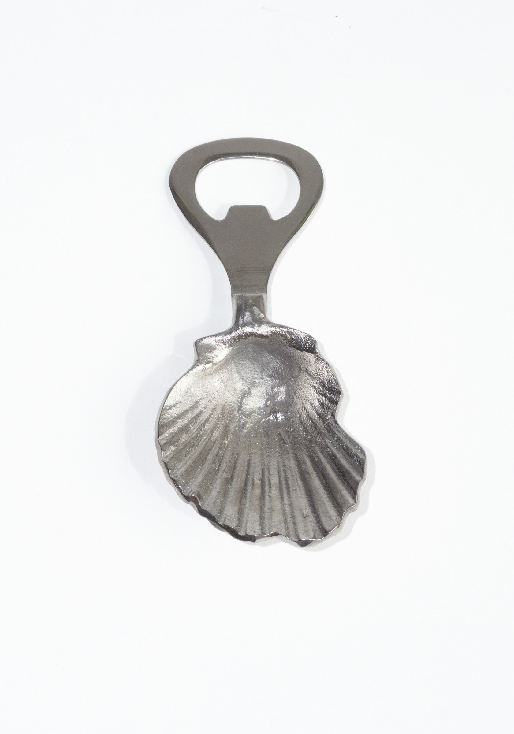 Shelton Metal Shell Bottle Opener in Silver – VESTIGE